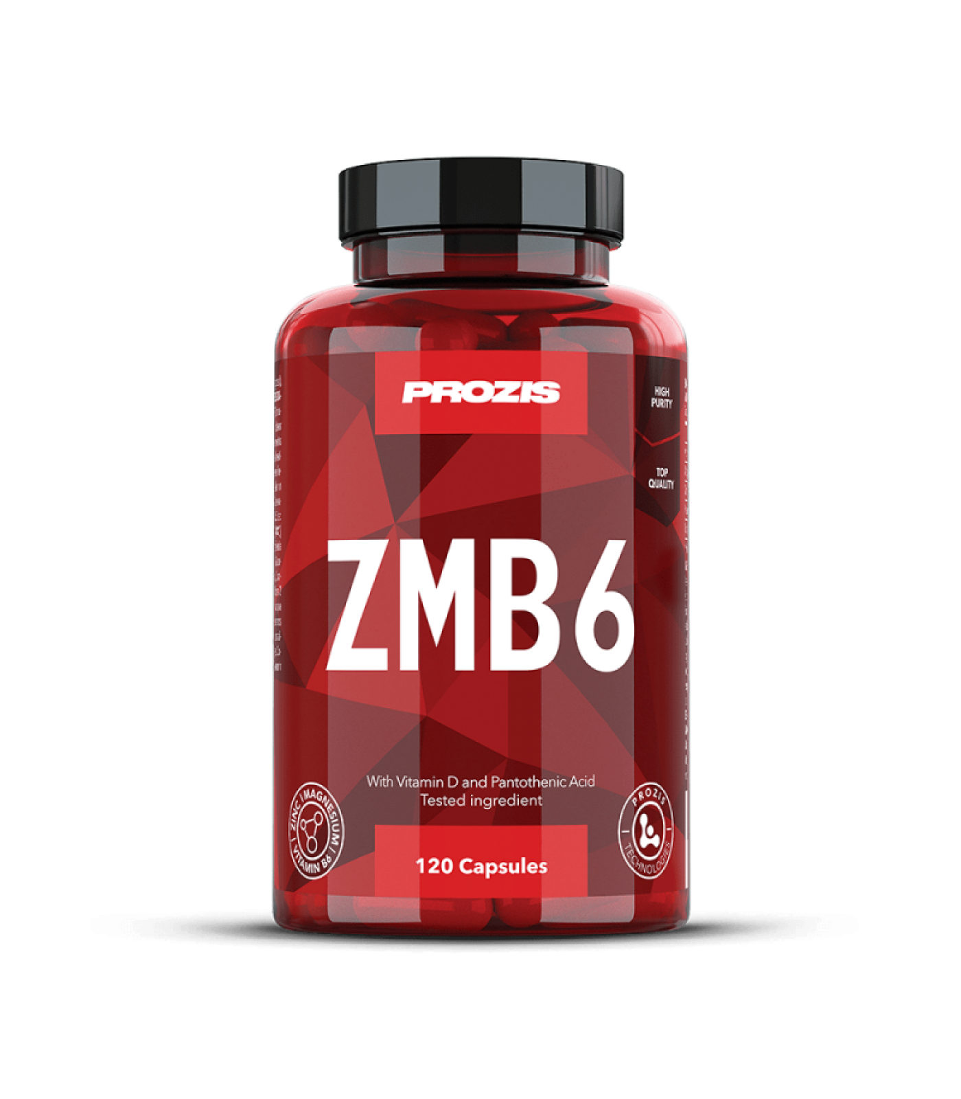 Prozis ZMB6 - Zinc + Magnesium + B6 / 120 caps.