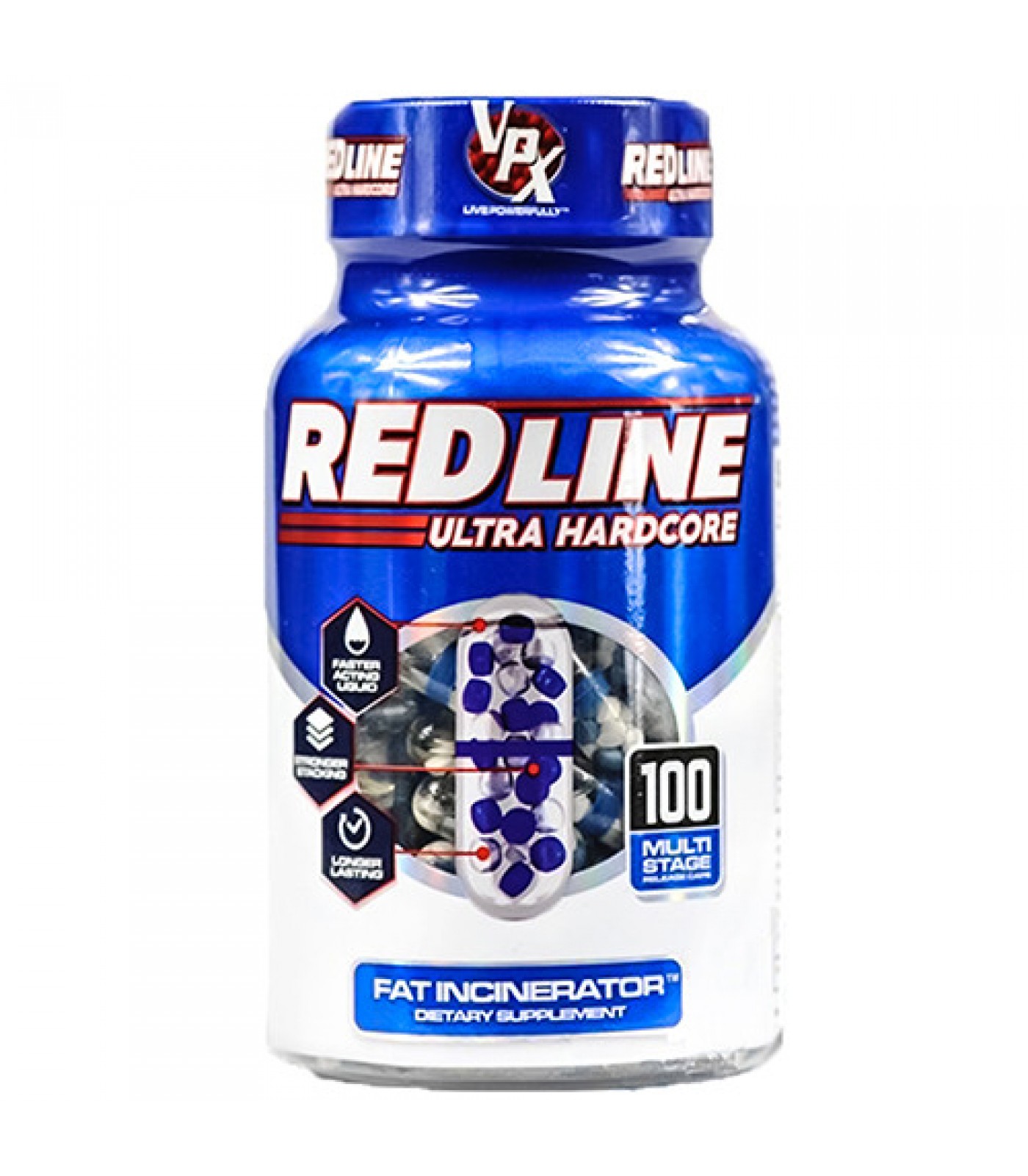 VPX - Redline Ultra Hardcore / 100 caps.