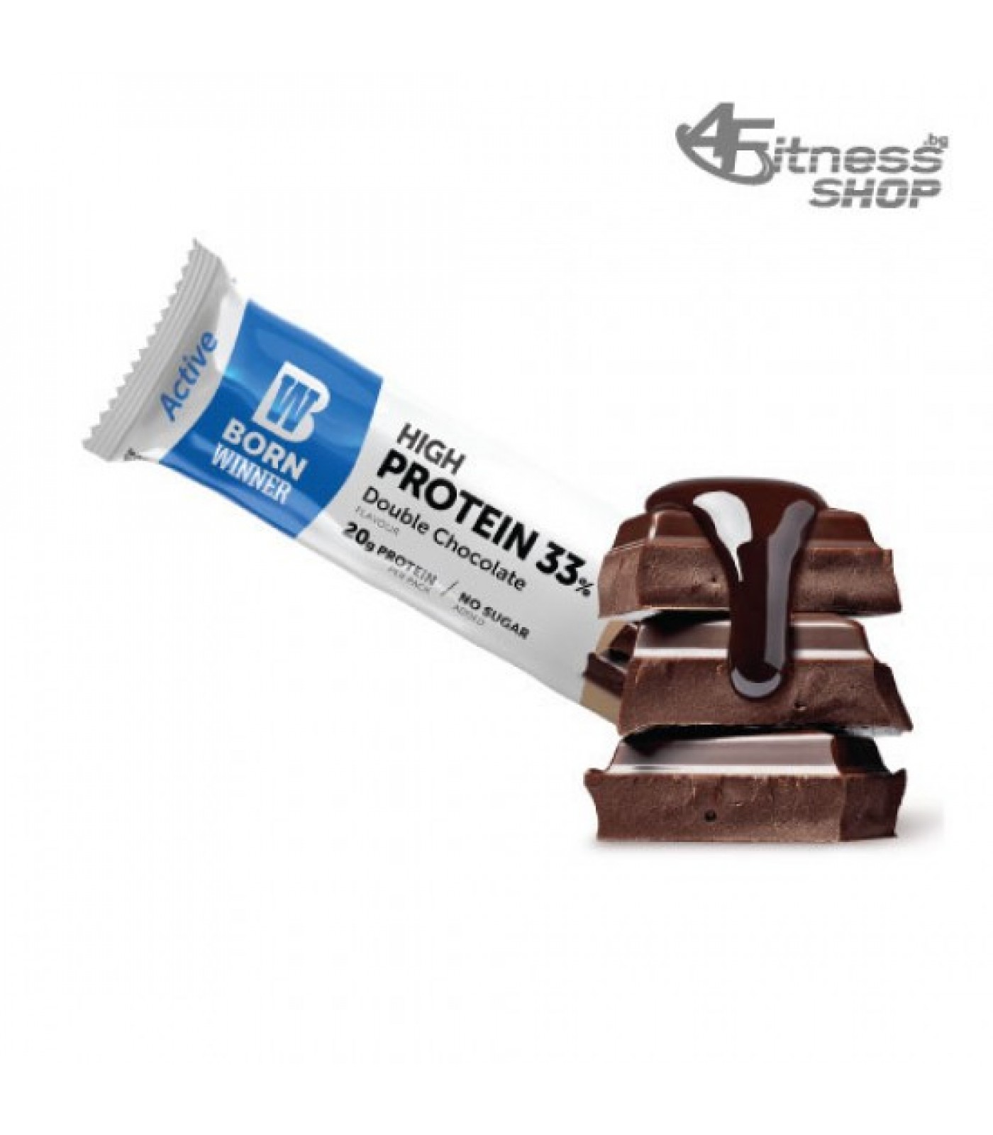 Born Winner High Protein 33% Double Chocolate 60 гр