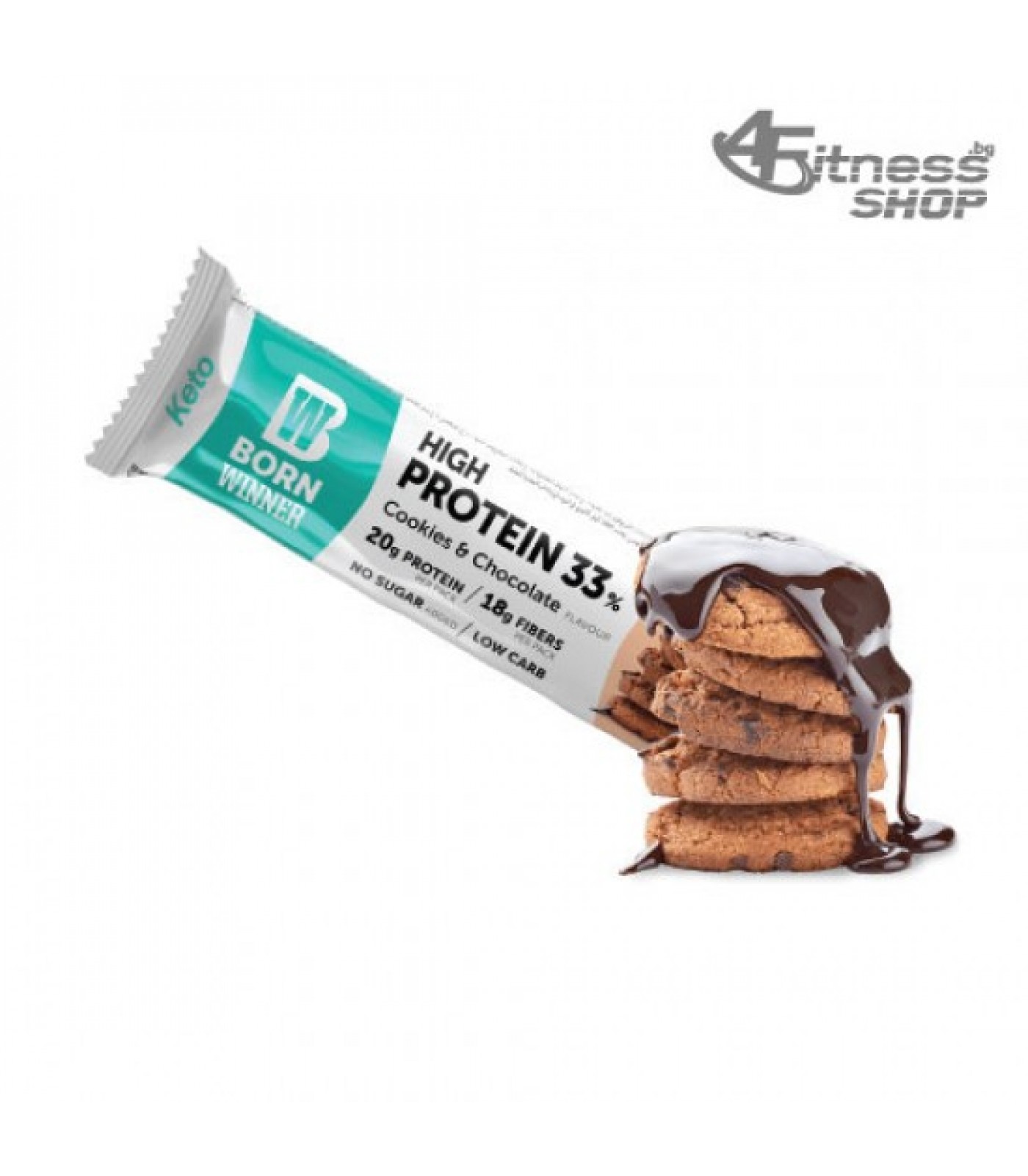 Born Winner Keto High Protein 33% Cookies & Chocolate 60 гр