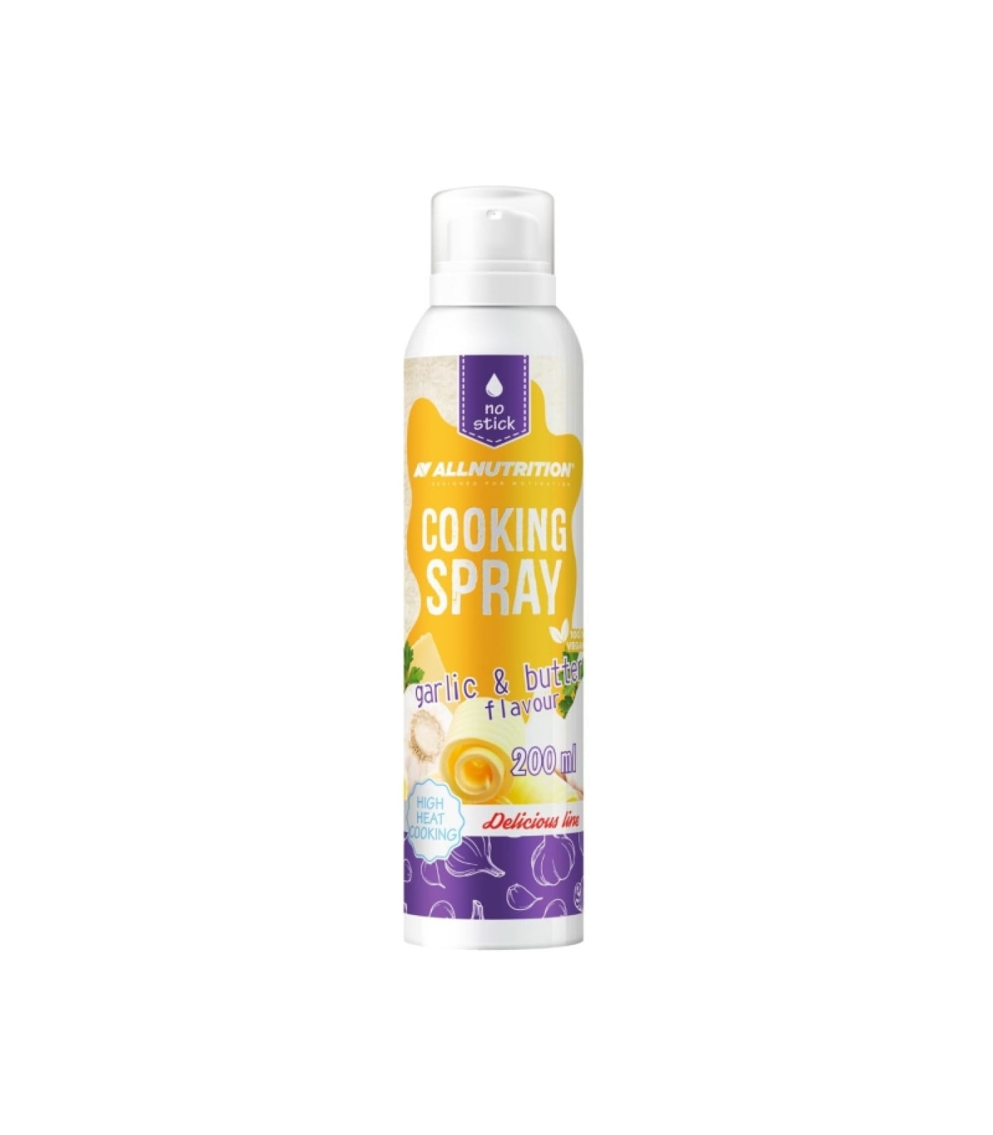 Allnutrition Cooking Spray - Garlic & Butter - Спрей За Готвене ...
