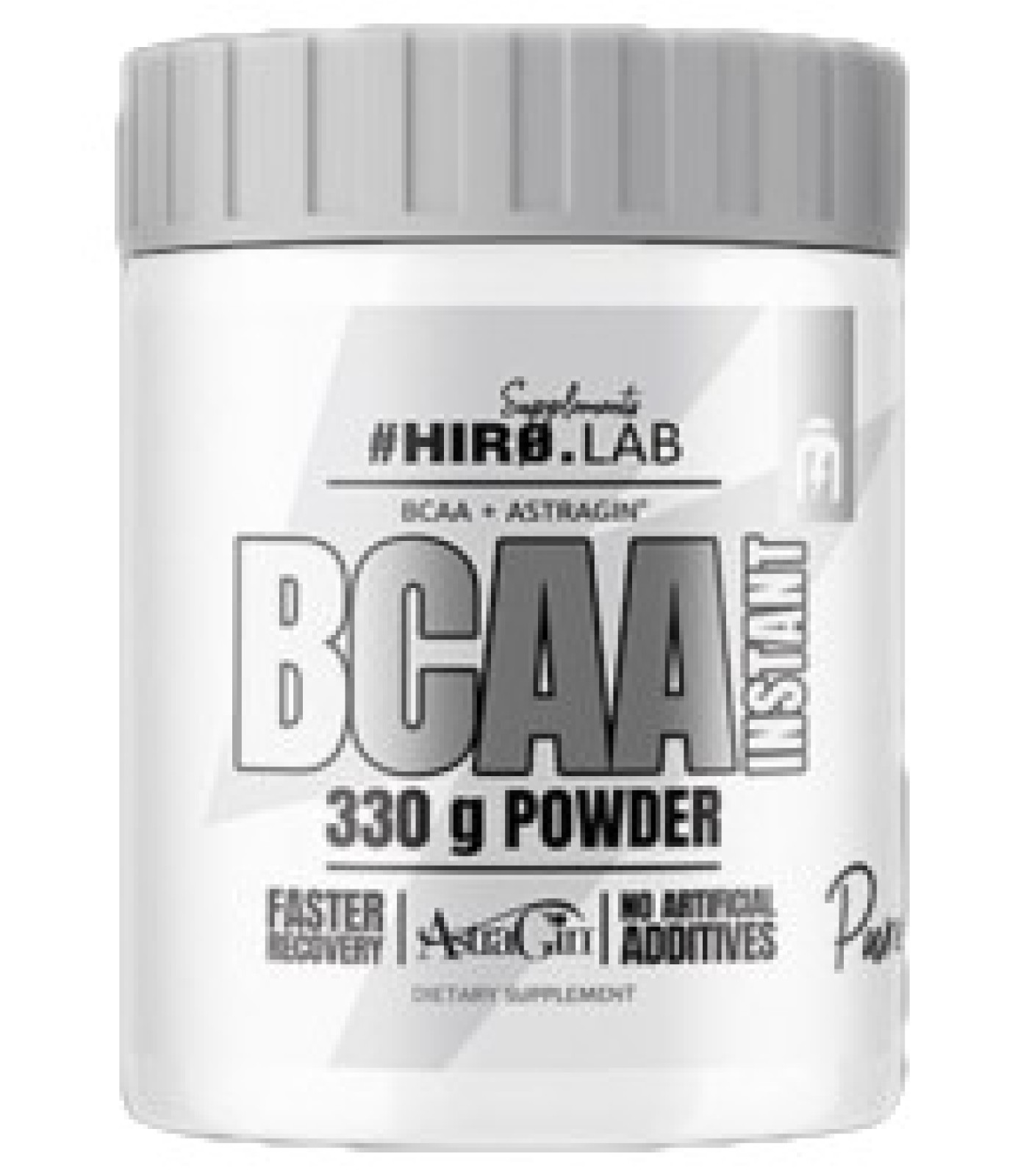 Hero.Lab - BCAA Instant Powder 2:1:1 | with AstraGin / 330 грама, 55 дози
