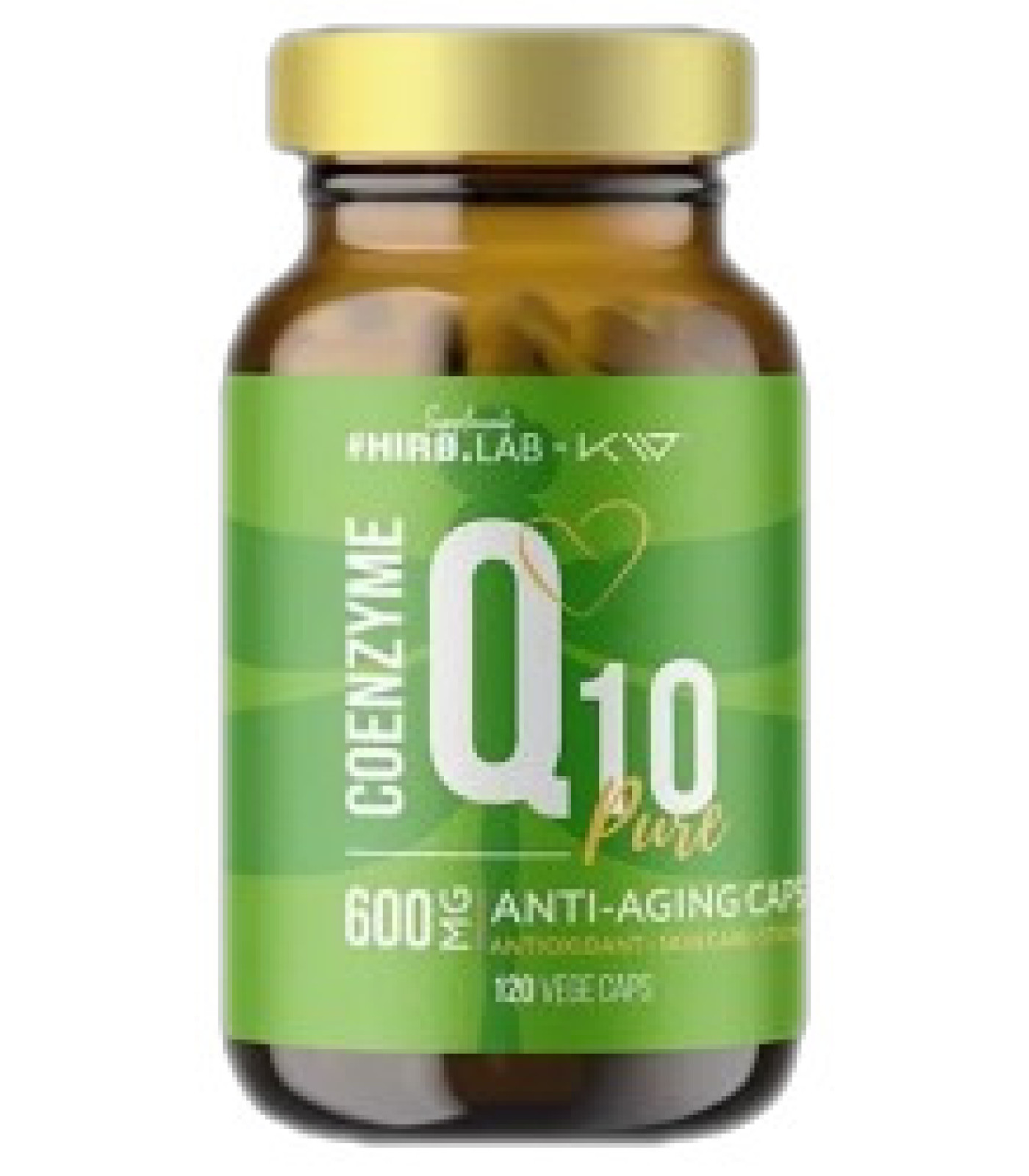 Hero.Lab - Coenzyme Q10 Pure | CoQ10 600 mg / 120 капсули, 60 дози