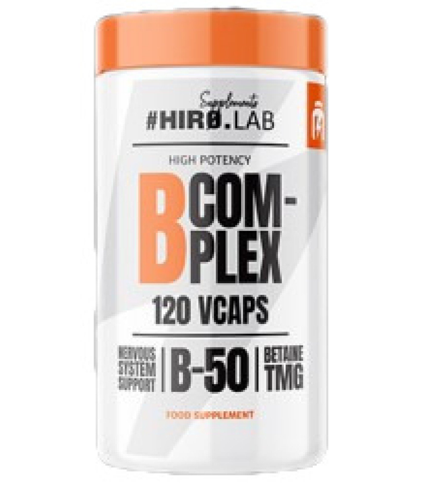 Hero.Lab - B-Complex B-50 | High Potency / 120 капсули
