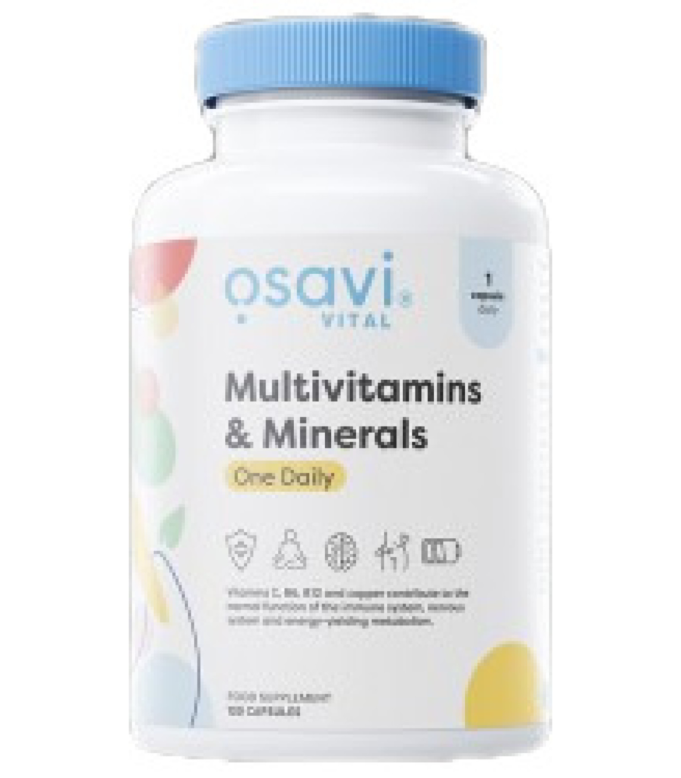 Osavi - Multivitamins & Minerals One Daily / 120 капсули, 120 дози