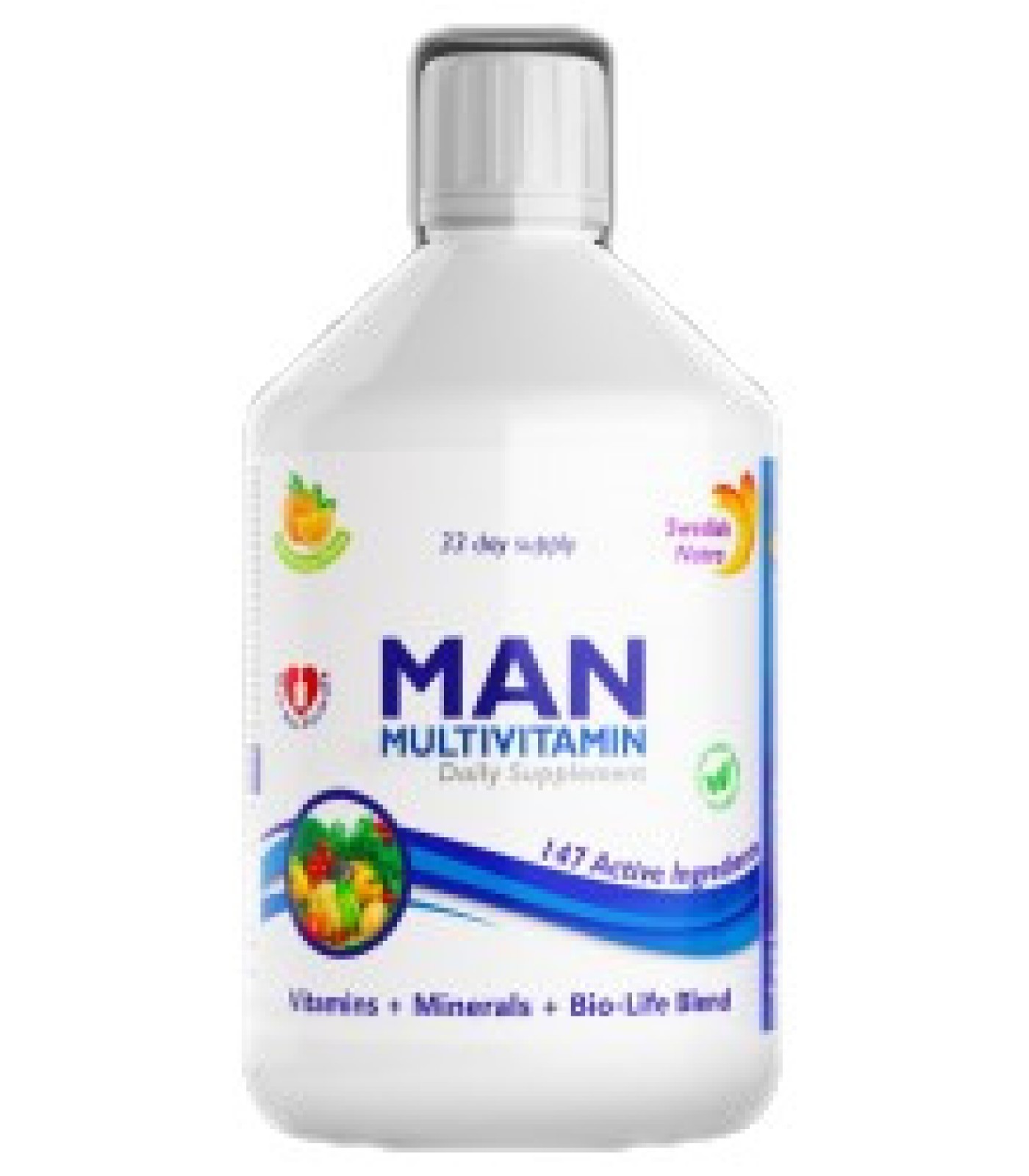 Swedish Nutra - Man Multivitamin | Vitamins + Minerals + Bio-Life Blend ...