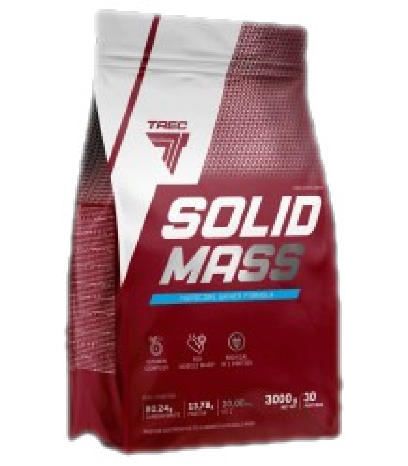 Trec Nutrition - Solid Mass | Hardcore Gainer Formula / 3000 грама