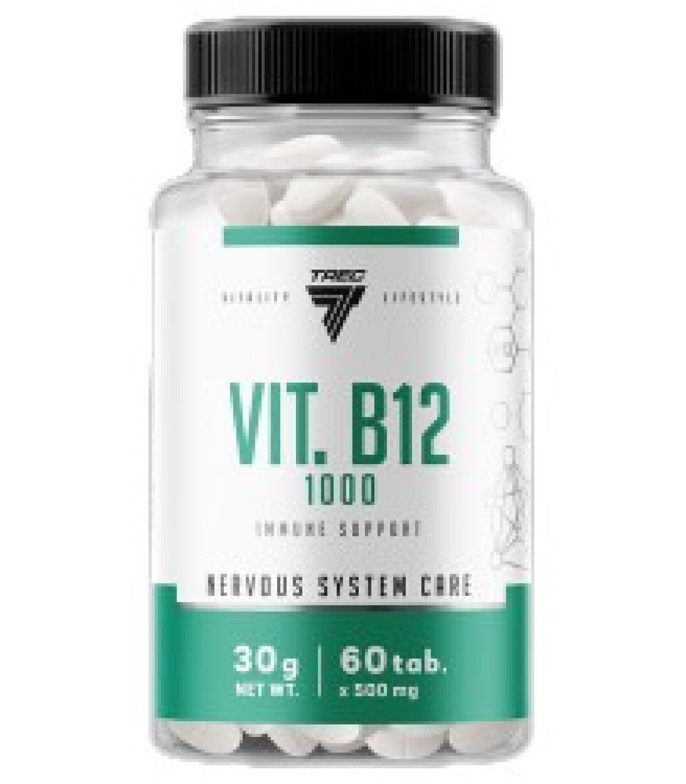 Trec Nutrition - Vit. B12 1000 | Vitamin B12 Methylcobalamin / 60 Таблетки