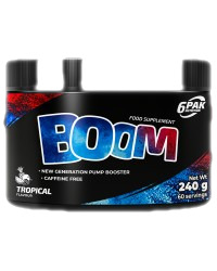 6PAK Nutrition - Boom Pre-Workout / 240 грама, 60 дози