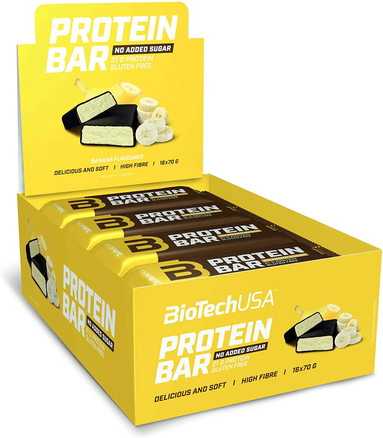 Протеинов Бар Protein Bar BioTech USA 16 бара x 70 грама