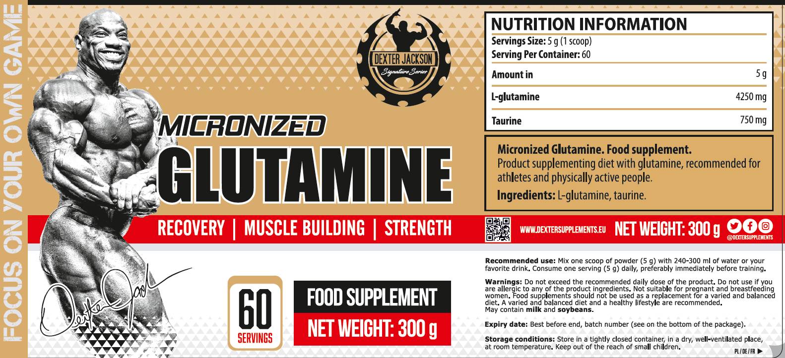 Dexter Jackson Signature Series - Gold Series | Micronized Glutamine ...