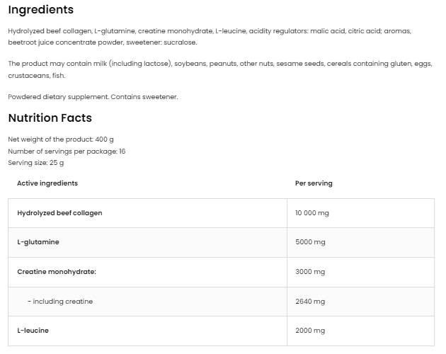 OstroVit - Daily Stack | Muscle Mass Complex / 400 грама, 16 дози